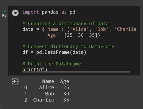 How To Create A Dataframe In Pandas Pandasbasics 🔹 Step 1 Import