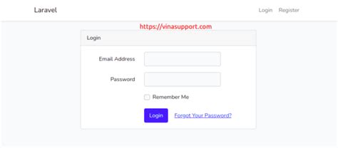 Hướng Dẫn Laravel Ui Và Laravel Authentication Vinasupport