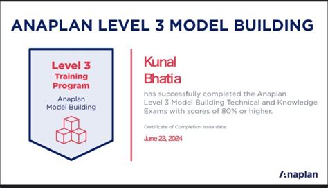 kunal bhatia on linkedin anaplan certification