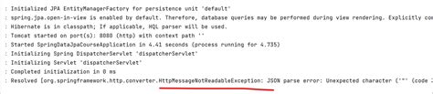 Httpmessagenotreadableexception In Spring Boot