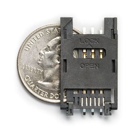 SIM Socket Sparkfun PRT 00548 Core Electronics Australia