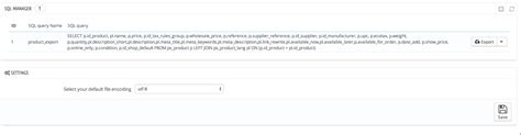 Php Prestashop Sql Manager Not Working As Expected Stack Overflow