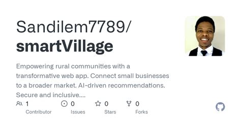 GitHub Sandilem SmartVillage Empowering Rural Communities With A Transformative Web App
