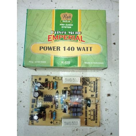 Jual Kit Driver Mono 140 Watt By Rell Shopee Indonesia