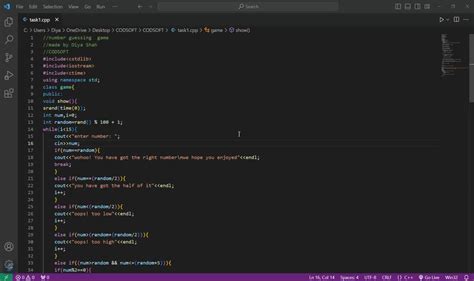 Diya Shah On Linkedin Internship Cppprogramming Codsoft