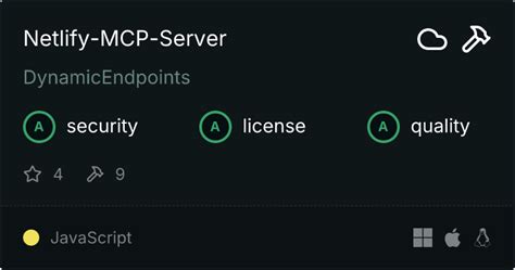Github Dynamicendpointsnetlify Mcp Server