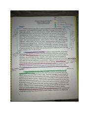 3 05 Establishing A Line Of Reasoning Pdf Score 2 This Essay Has A Somewhat Clear Thesis That