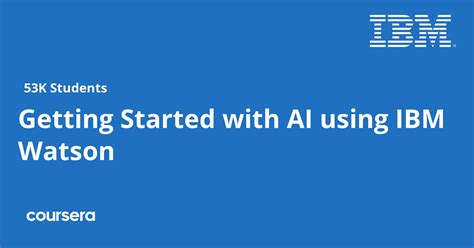 Ibm Watson Online Course