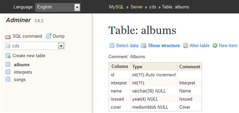 Adminer Database Management In A Single Php File