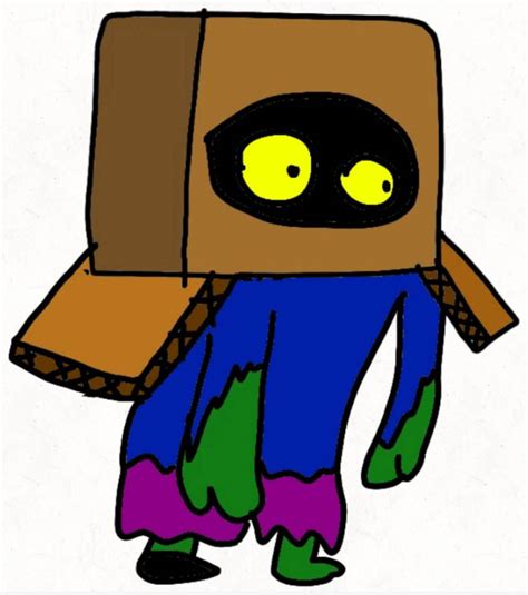 Box Head Zombie By Royjranimations On Deviantart