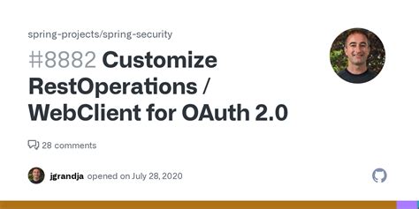 Customize Restoperations Webclient For Oauth 20 · Issue 8882