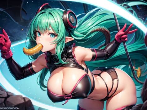 Rule 34 1girls Ai Generated Big Ass Big Breasts Blue Hair Female