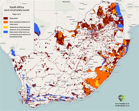 Map Of State Owned Land In South Africa Rsouthafrica