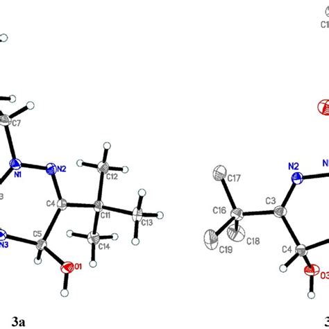 The Molecular Structure Of 5ab And 6 H Atoms Of Alkyl Groups Are