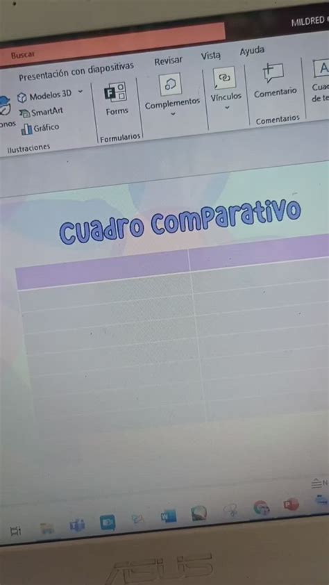 Cuadro Comparativo En Word