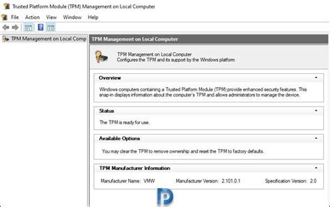 Enable Trusted Platform Module On Virtual Machine