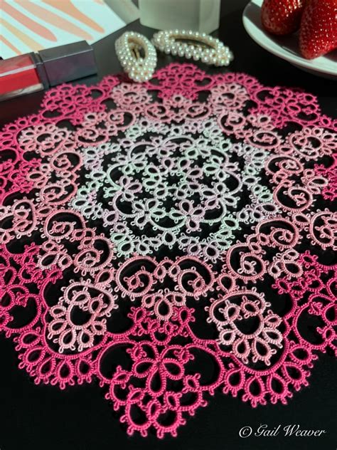 Pdf Shuttle Tatting Pattern Doily 3 Etsy