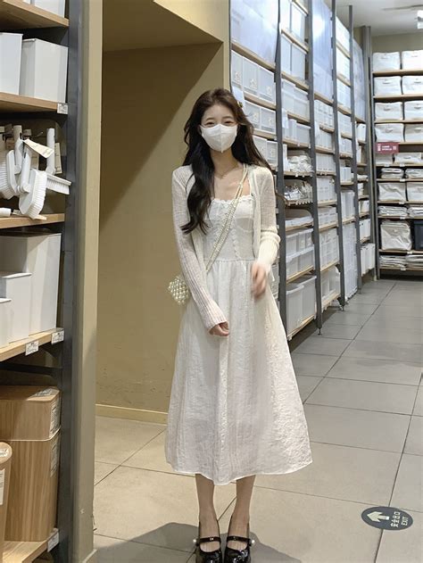 오디샵 무료당일출고 긴팔 시스루 볼레로 여리여리 가디건 나시 뷔스티에 민소매 스퀘어넥 롱원피스 바캉스 휴양지룩