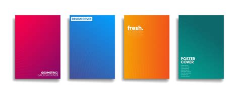 Modern Bright Gradient Color Abstract Line Pattern Background Cover Design 6600166 Vector Art At