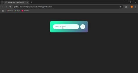 A Devender Reddy On Linkedin Webdevelopment Weatherapp Javascript Html Css