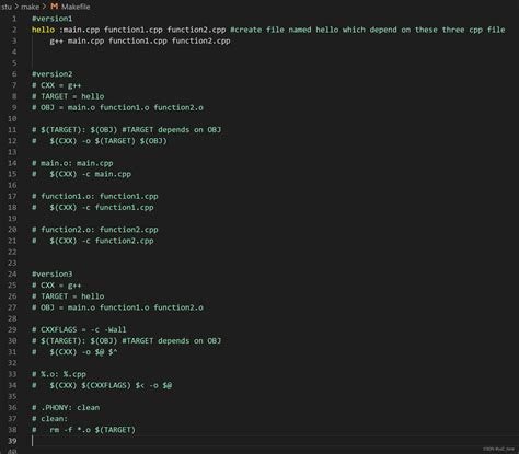 通过头文件和makefile编译多个cpp文件 makefile 编译其他文件中cpp文件 csdn博客