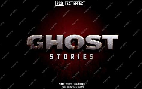 Premium Psd Ghost Text Effect Font Editable Typography 3d Text