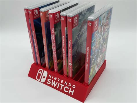 Nintendo Switch Game Case Holder By Mb 3d Printmakerworld Download Free 3d Models