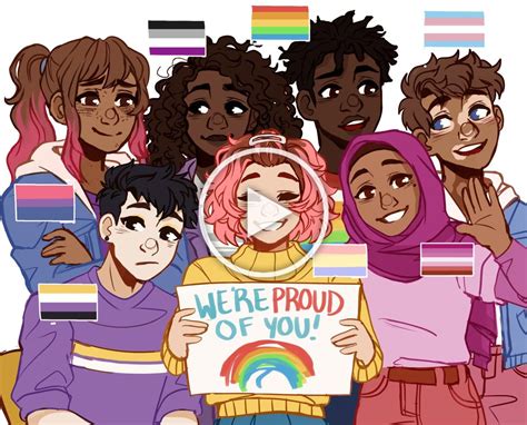Pride Month Is Here These Are My Pride Ocs Which Are Based Off Of A Few But Obviously Not All