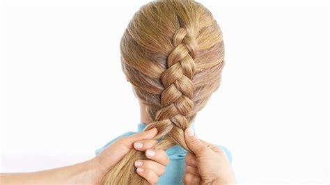 How To Make A Dutch Braid With Pictures Wikihow Dutch Braid Hairstyles Dutch Braid Long
