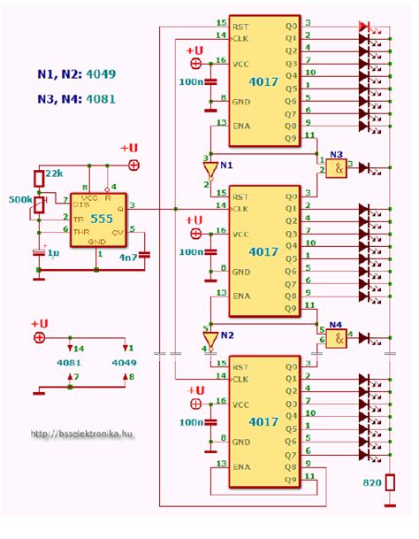 1 Below Circuit Shows A Sequential LED Blinking Chegg Com