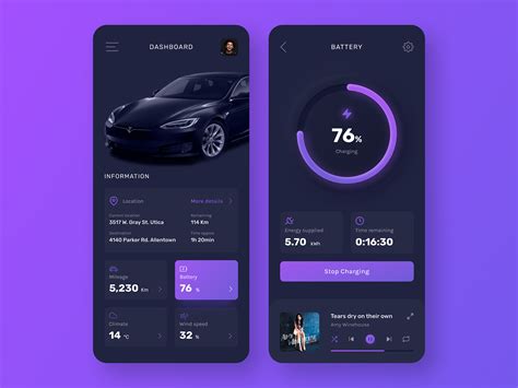 Daily Ui 034 Car Interface 🚘👨‍💻 By Estheban Cg On Dribbble