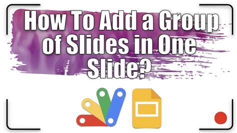 How To Add A Group Of Slides In One Slide Apps Script Youtube