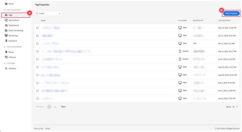 Configure A Tag Property For Platform Mobile Sdk Implementations Adobe Data Collection