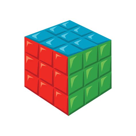 Rubiks Cube Is A Game Vector Illustrations 10582269 Vector Art At Vecteezy