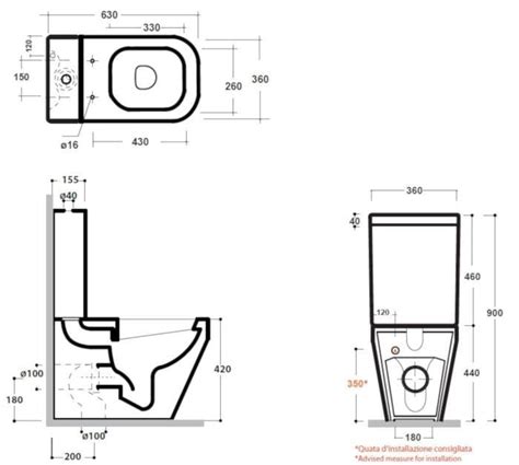 SYNTHESIS ECO WC Cistern By Olympia Ceramica