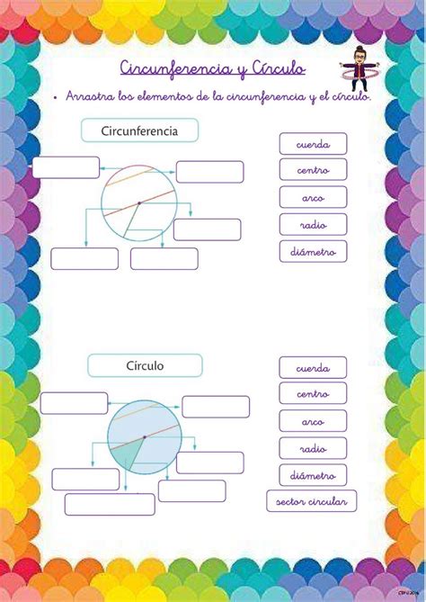 Circulo E Circunferencia Atividades Nazaedu