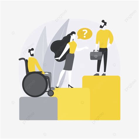 직장 차별 추상 개념 벡터 일러스트 레이 션 편견 프로모션 은유 Png 일러스트 및 벡터 에 대한 무료 다운로드