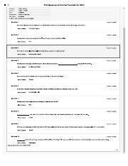 WEEK QUIZ ANSWERS Pdf Course Hero