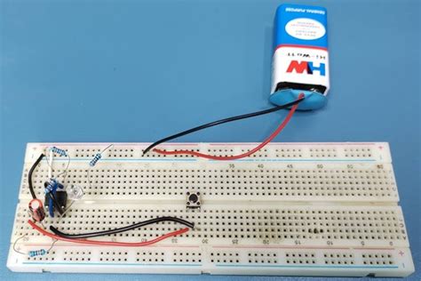 Build A Simple Push On Push Off Circuit Using 555 Timer