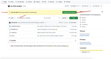 Github Actions Understanding The Push And Pull Request Triggers