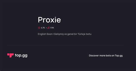 Adicionar Proxie The 1 Discord Bot And Discord App List