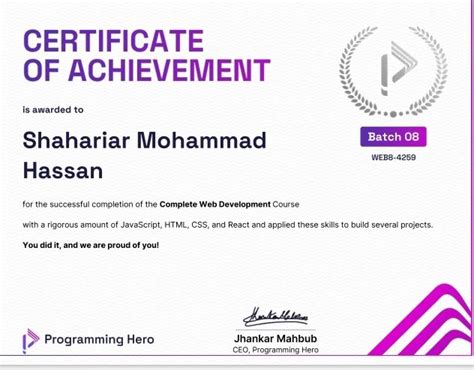 Shahariar Mohammad Hassan On Linkedin Programminghero