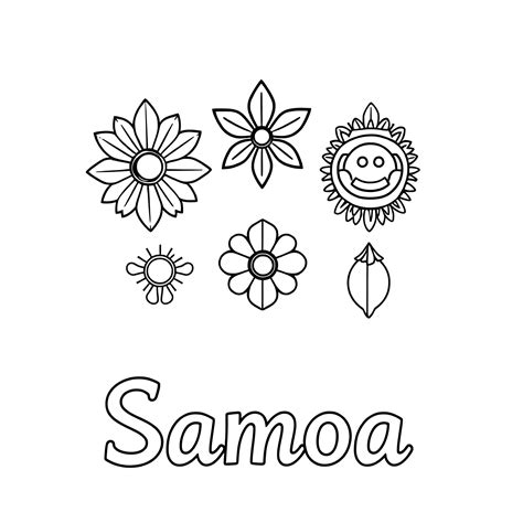 Best Samoa Coloring Pages Free Printable Pdf