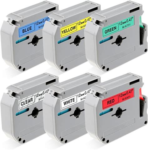 Compatible Brother P Touch M Tapes M K M K M K S M K M K M K M K Inch