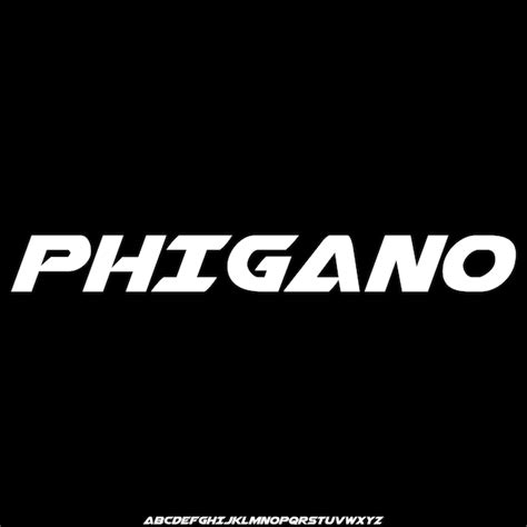 Premium Vector Bold And Futuristic Display Font Alphabet Vector