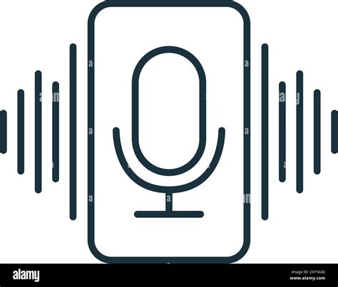Voice Assistant Icon Monochrome Simple Virtual Assistant Icon For