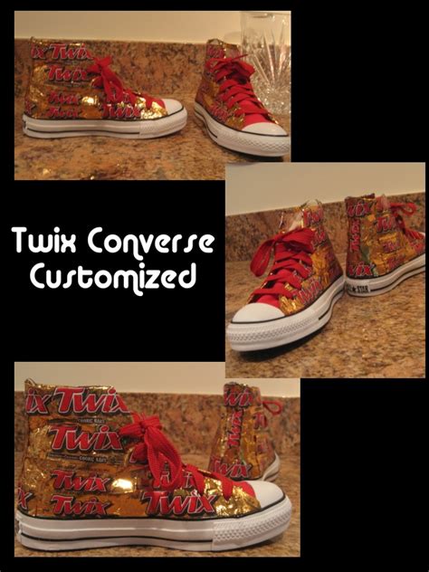 Custom Shoes Twix By Chaosshattered On Deviantart