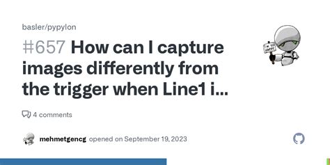 How Can I Capture Images Differently From The Trigger When Line1 Is In