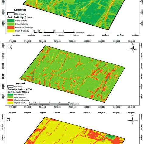 Ndvi Index Map For The Years A 2000 B 2005 C 2010 Download Scientific Diagram