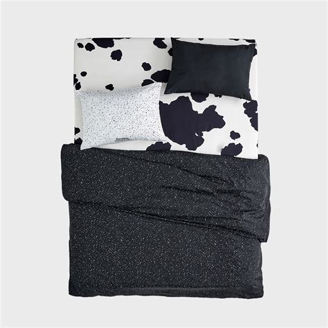 핀카 스플래시블랙and화이트 레이어드 알러지케어 이불커버세트 Ssq 위시버킷